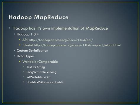 Ppt Data Processing With Mapreduce Powerpoint Presentation Free