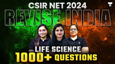 Csir Net Life Science June 2024 Csir Net Life Science Revision Life Science 1000 Questions