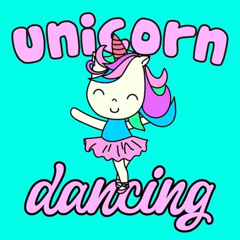 Premium Vector Unicorn Ballerina Dancing