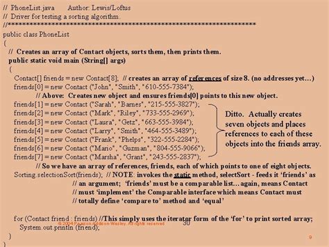 Chapter 9 Part 2 Polymorphism Sorting Searching Outline