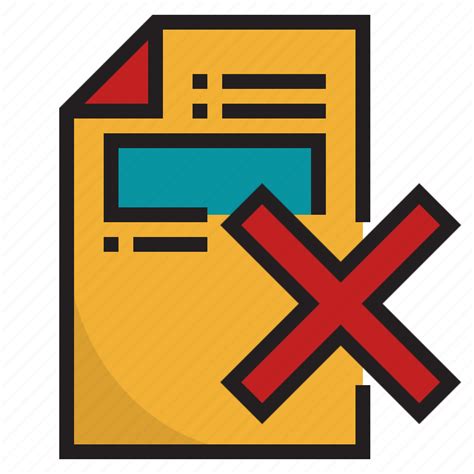 File Error Document Managment Data Office Icon Download On