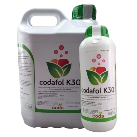 Vitalagro Codafol K30 Fertilizante Foliar Con Alto Potasio