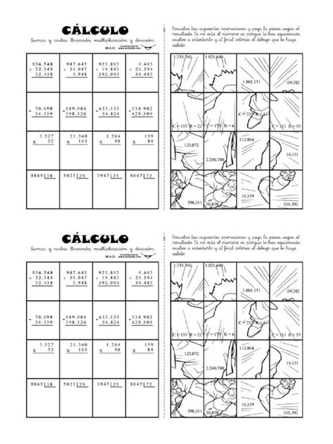 Operaciones Combinadas 6 2018 Pdf