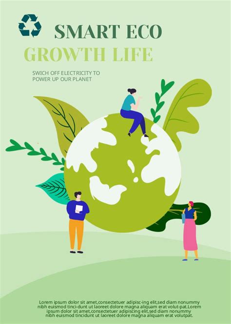 Poster On Waste Segregation And Environmental Conservation Template