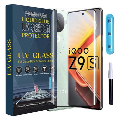 Spazy Case® Iqoo Z9s 5g Tempered Glass 9h Full Glue Hd Edge To Edge