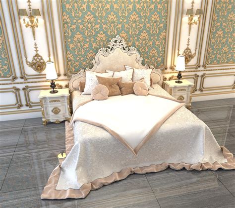 Classical Bed 4 3d Model By Nhattuankts Classical Bed 4 3d Model By Nhattuankts