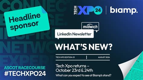 Tech Xpo Exhibitor Update Biamp Showcasing The Latest Uc Solutions