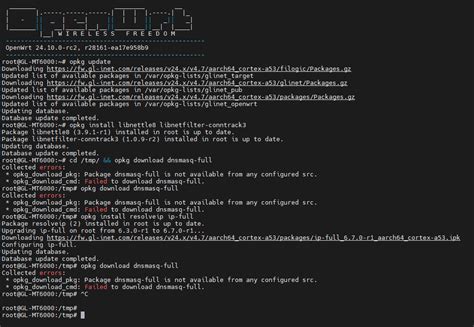 Dnsmasq Full Installation On OpenWrt Rc VPN DNS Leaks GL INet