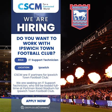 Cscm Ltd On Linkedin Work With Ipswich Town Fc ⚽ We Are Currently