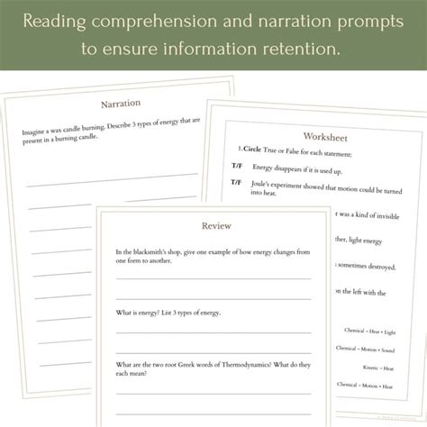 Three Laws Of Thermodynamics Workbook Classical Charlotte Mason