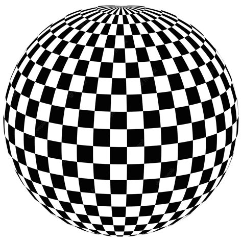 Premium Vector Sphere With Squares