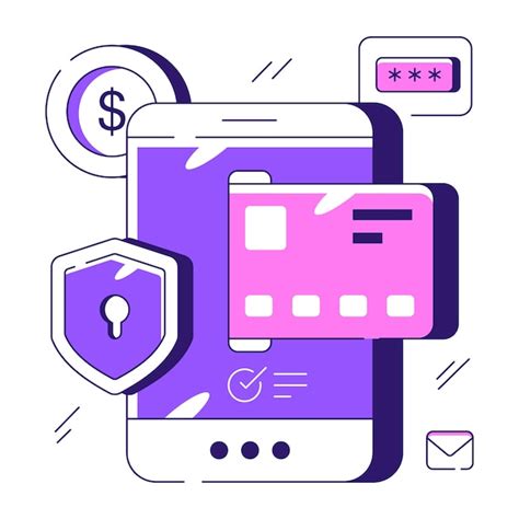 Premium Vector An Illustration Design Of Secure Payment