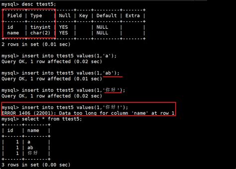 Mysql的常用数据类型详解 技术栈