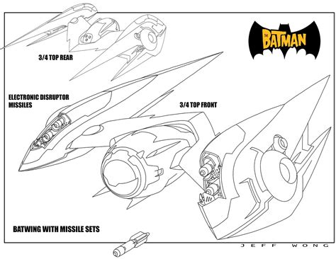 Batwing Coloring Pages