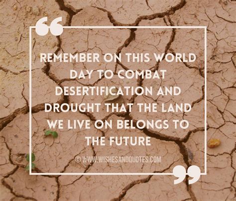 Combat Desertification And Drought Quotes Messages Greetings