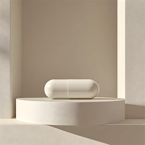 Minimalist 3d Render Visualizing Pharmaceutical Data Analysis And