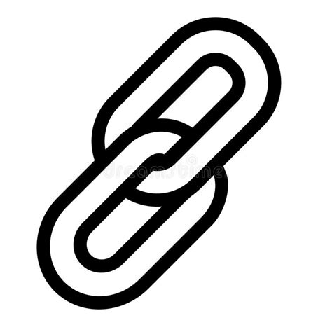 Link Vector Icon On A White Background Stock Vector Illustration Of Lock Hyperlink 276307077