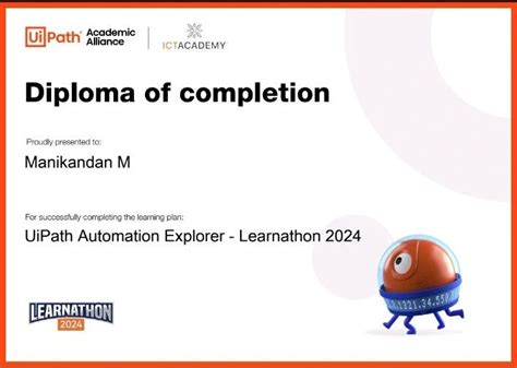 Manikandan M On Linkedin Uipath Automation Rpa Digitaltransformation Efficiency