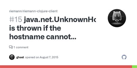 Unknownhostexception Is Thrown If The Hostname Cannot Successfully Determine The