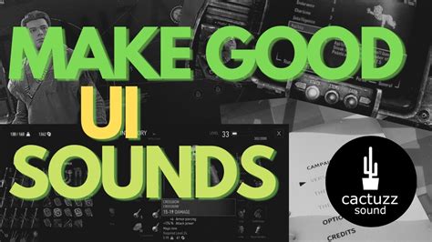What Makes UI SOUNDS Good? - YouTube