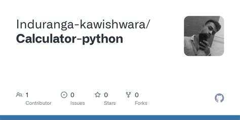 Github Induranga Kawishwaracalculator Python