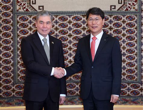 Meeting Of The National Leader Of The Turkmen People Chairman Of The