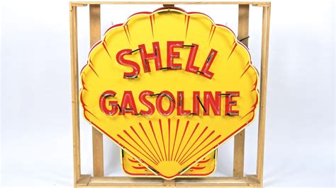 Shell Pecten Neon Sign Sstn 57x57x9 At Kissimmee 2016 As M251 Mecum Auctions