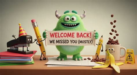 150 Best Funny Welcome Back Messages