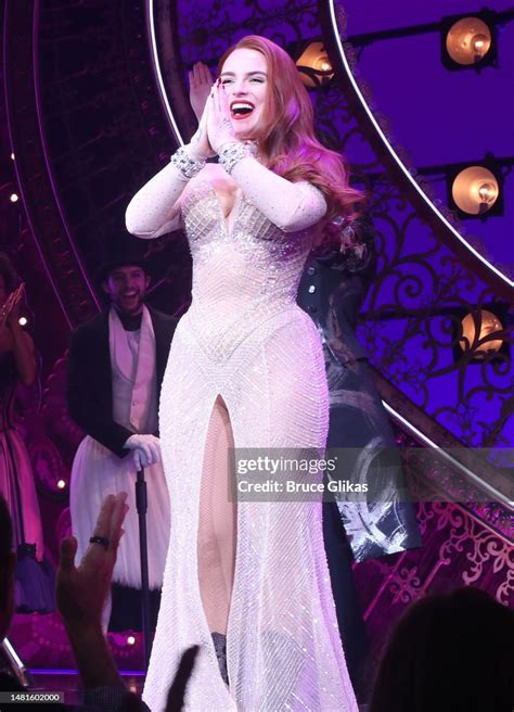 Joanna Jojo Levesque As Satine During The Curtain Call Of Moulin