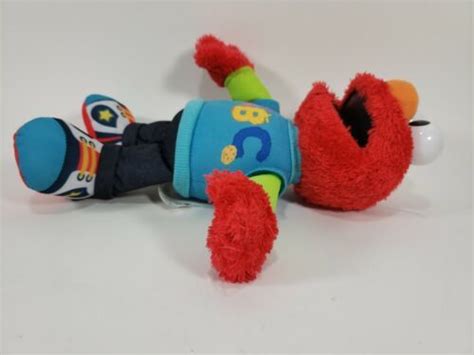 Sesame Street Talking Abc Elmo Sings Alphabet Song Learning Plush Toy