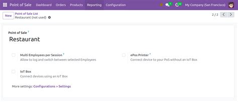 Odoo POS Odoo V Enterprise Edition Book