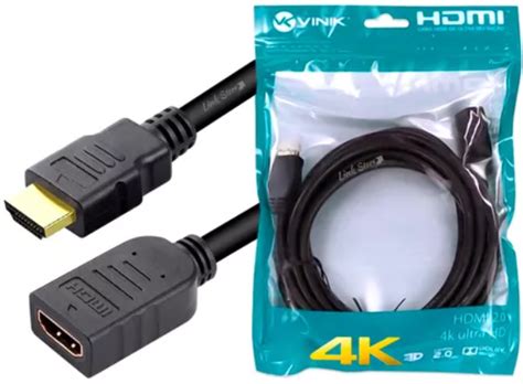 CABO EXTENSOR HDMI METROS MACHO X FEMEA Recifetronic