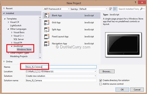 A Windows Store App For Accessing Camera Using Javascript Dotnetcurry