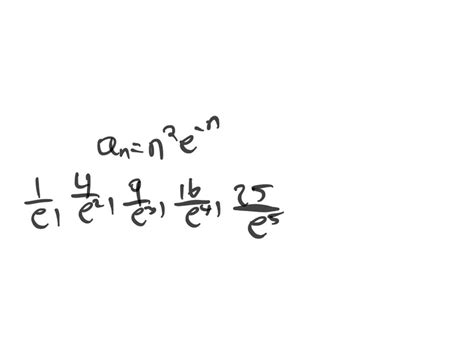 Solvedwrite Out The First Five Terms Of The Sequence Determine