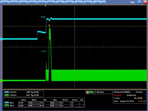 Tps55330 Step Increase In Output Voltage And Large Inrush Current