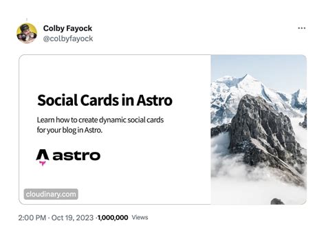 Astro Cloudinary The Image And Video Api For Astro