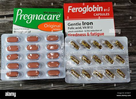Cairo Egypt January 2 2025 Vitabiotics Co Vitamins Of Feroglobin And