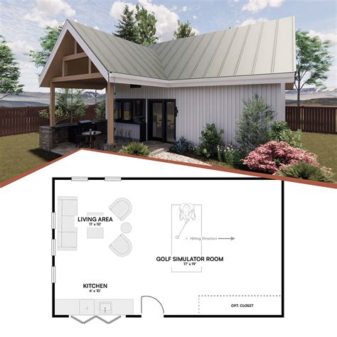 Carls Golf Simulator Shed Floor Plans Carls Place