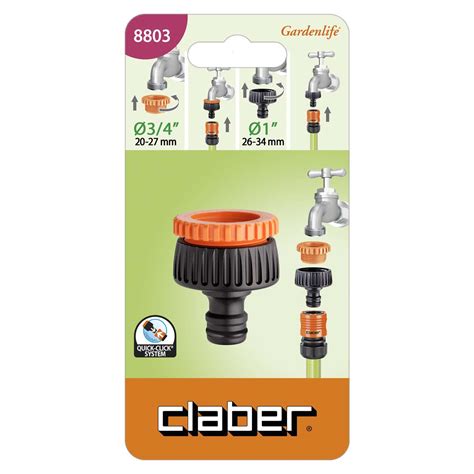 Multi Threaded Tap Connector 1” 34” Above Ground Line Claber