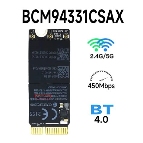Broadcom Bcm Csax Bcm Csdax Bcm Bluetooth Wireless Wifi Card Module N For