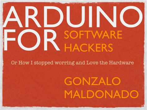 Open Hardware Arduino Barcampmexico Pdf