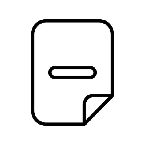 Premium Vector Remove File Icon