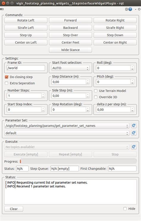 Vigir Footstep Planning Ros Wiki