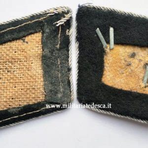 13th Waffen Ss Division Handschar Officer Collar Tabs Third Reich