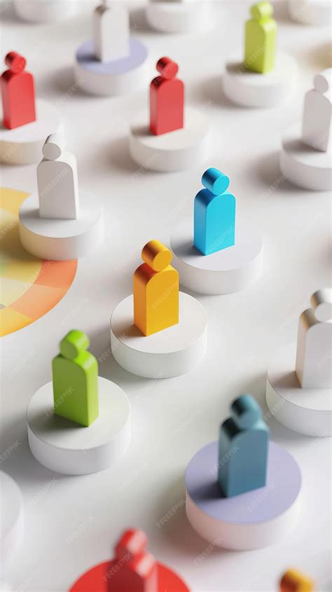 Illustration Of Aipowered Customer Segmentation With Marketing Text On A White Background