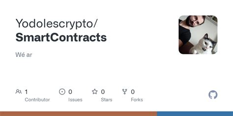 github yodolescrypto smartcontracts wé ar