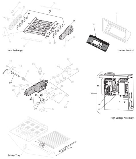 Jandy Lite2 400k Btu Heater Parts My Pool Supplies
