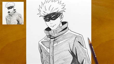 How To Draw Gojo Satoru Step By Step Jujutsu Kaisen Art Jujutsu