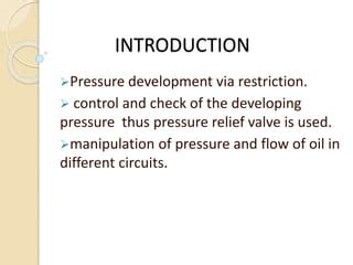 Pressure Control Valves PPTX