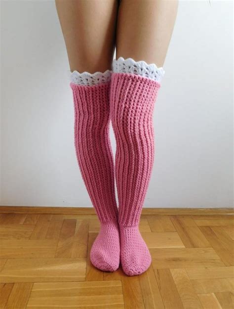 Thigh High Sock Crochet Patterns Easy Crochet Patterns Ganchillo